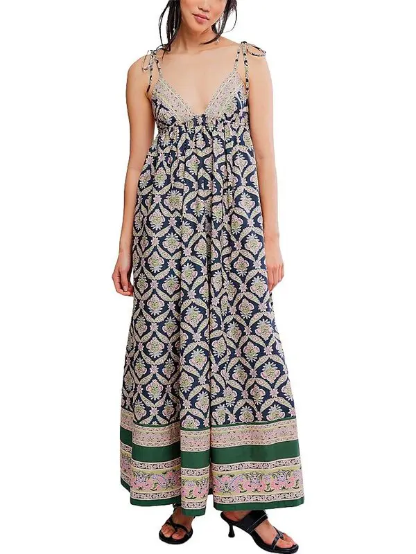 Free People Sorrento Stroll Maxi Dress - Blueberry