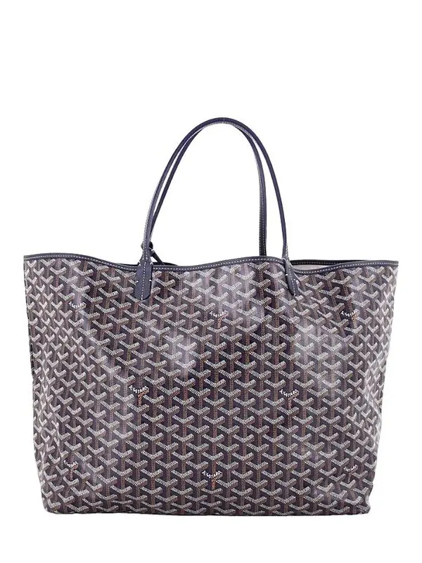 Goyard Gm Saint Louis Tote Coated Canvas - Blue
