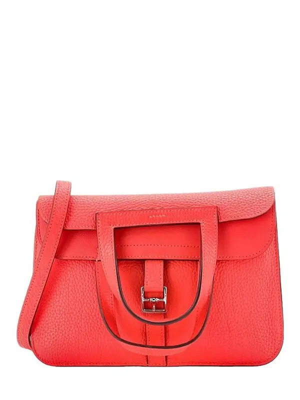 Hermès 25 Halzan Bag Clemence - Pink