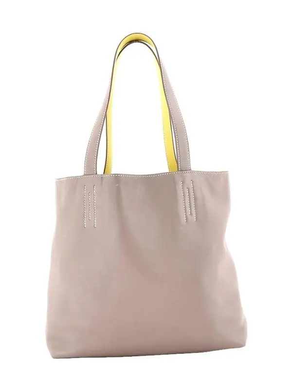 Hermès 28 Double Sens Tote Veau Sikkim - Gray
