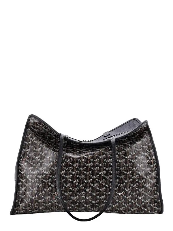 Goyard Pm Hardy Pet Carrier Coated Canvas - Black