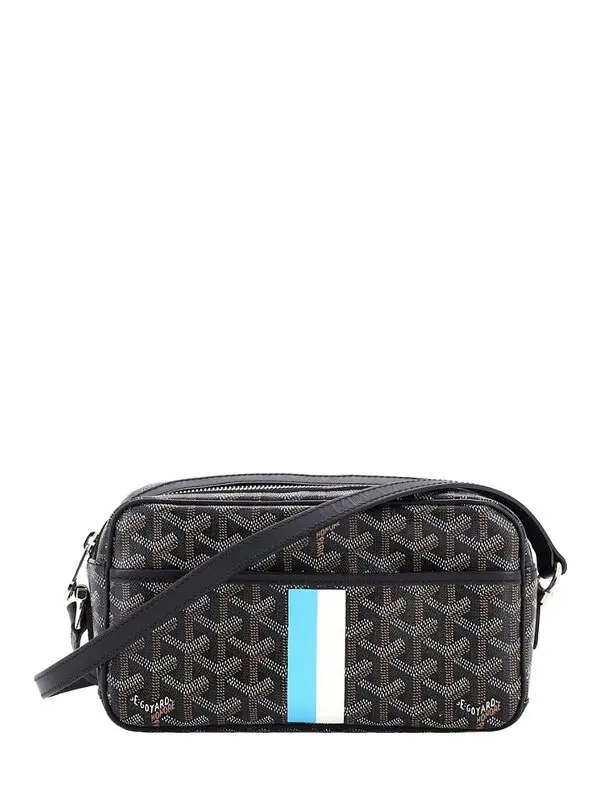 Goyard Cap Vert Bag Printed Coated Canvas - Black