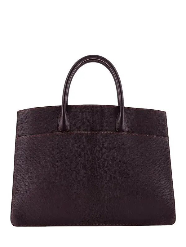 Hermès 39 White Bus Bag Leather - Purple