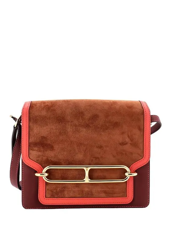 Hermès 23 Roulis Bag Doblis And Sombrero - Red/ Brown/ Orange/ Red