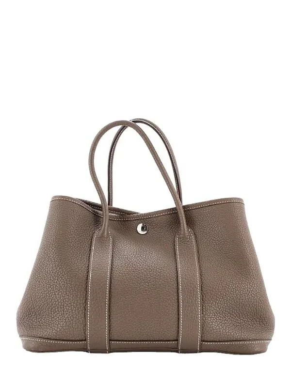 Hermès 30 Garden Party Tote Leather - Gray