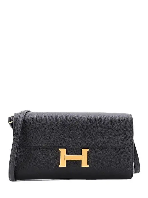 Hermès Constance To Go Wallet Epsom - Black