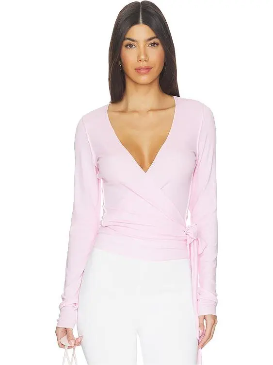 VIR VITA Margot Wrap Top - Blossom