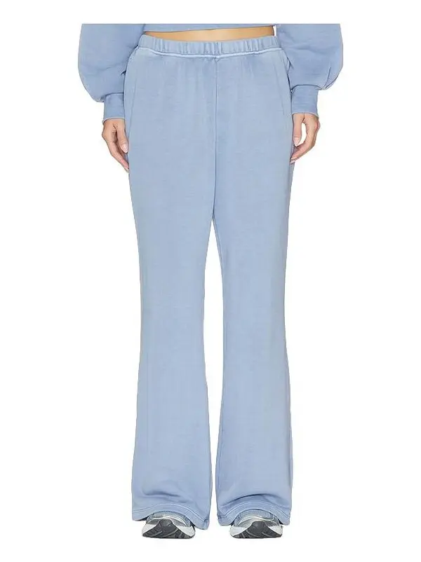 Beyond Yoga Washed Away Wide Leg Pants - Washed After Dark Navy