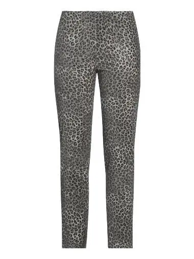 PT TORINO Virgin Wool And Elastane Leopard-print Tapered Leg Pants - Grey