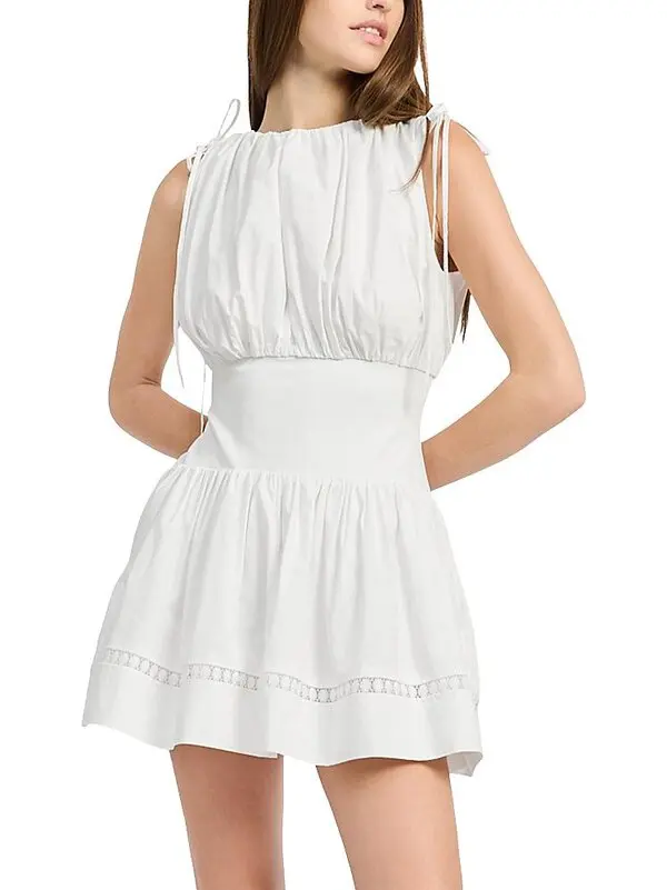 EN SAISON Fara Mini Dress - White