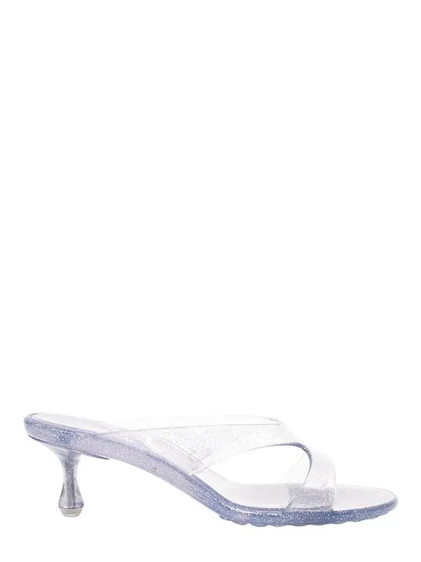JIMMY CHOO Jelly Drop 50 Sandals - Silver