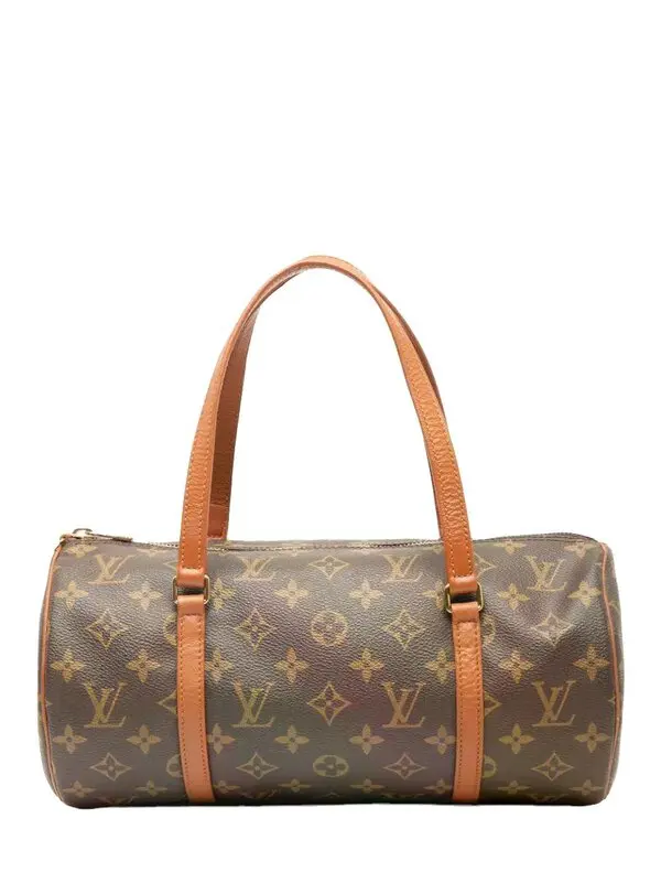 LOUIS VUITTON 1991 Monogram Papillon 30 Handbag - Brown