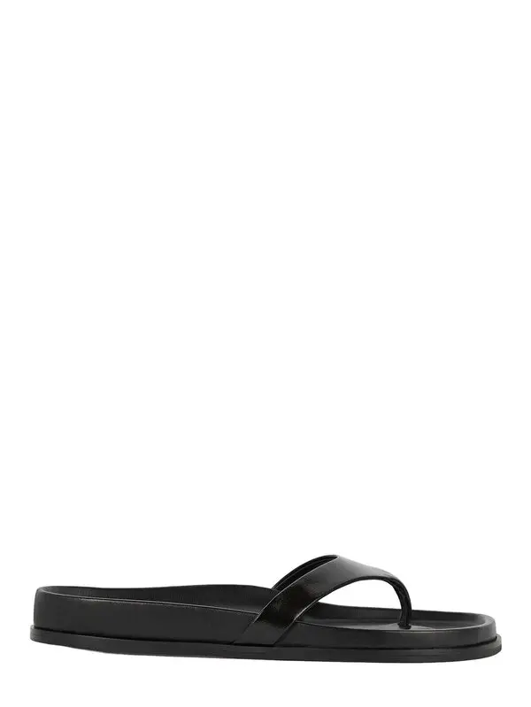 TOTEME Sculptural Flip Flops - Black