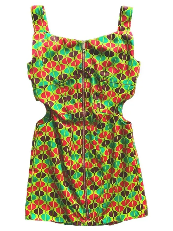 HOUSE OF CASWELL Evie Cutout Dress - Yellow