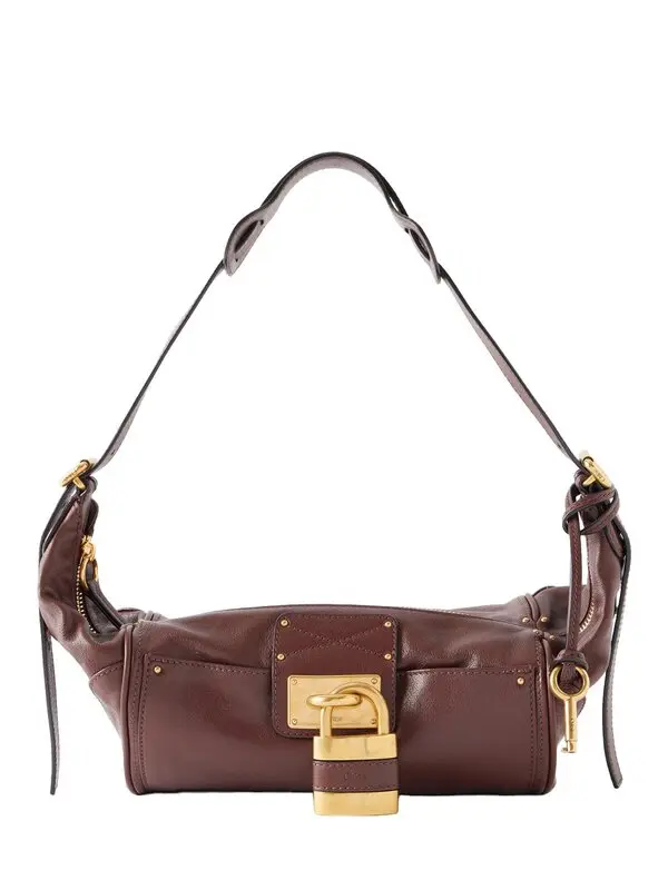 Chloé Paddington Leather Shoulder Bag - Brown