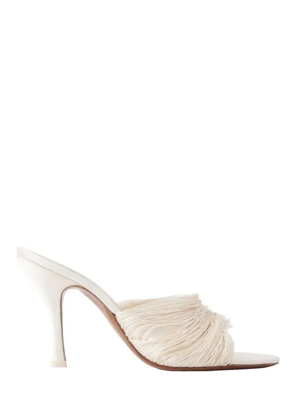NEOUS Syrma Woven Stiletto Sandals - Neutrals