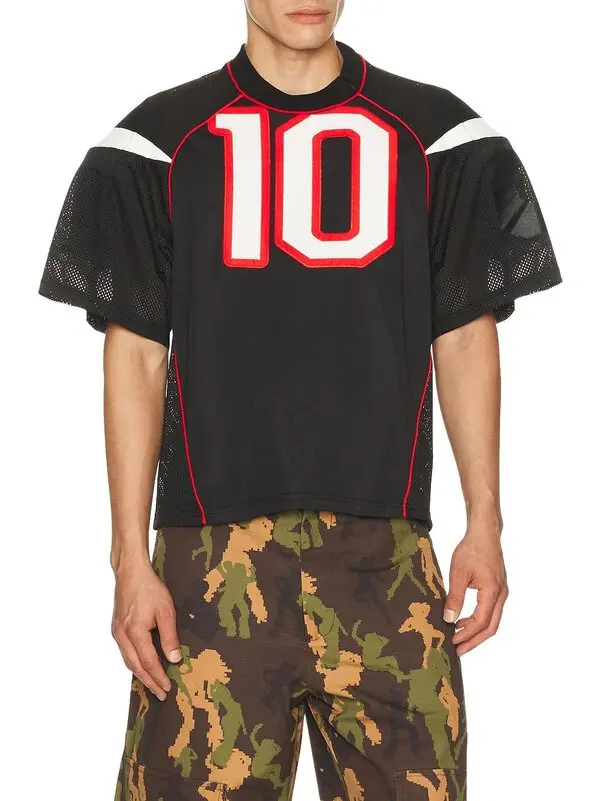 SPENCER BADU Mesh Jersey - Black