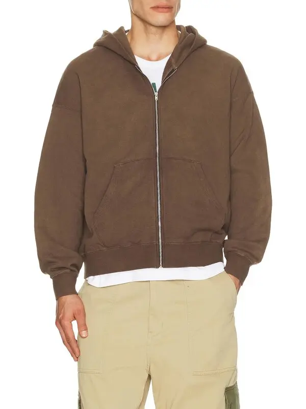 Visvim Jumbo Sb Hoodie F.z - Mud