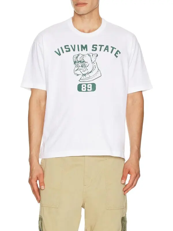 Visvim 89 Damaged Jumbo Tee - White