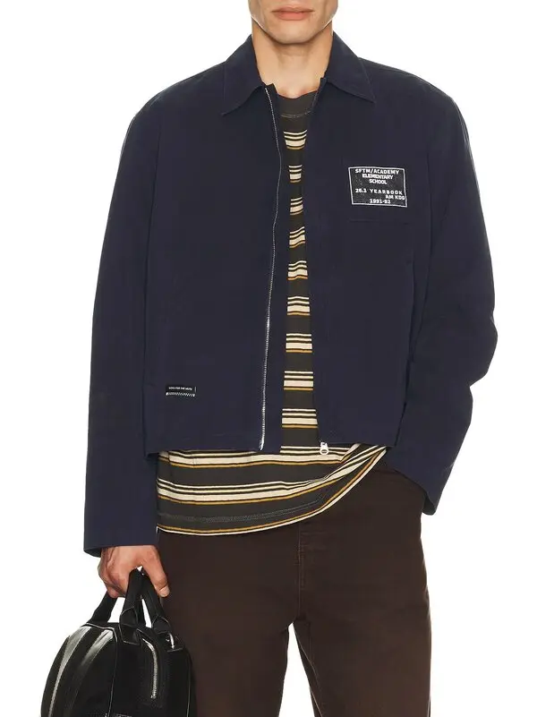 SONG FOR THE MUTE Academy Workman Jacket - Navy
