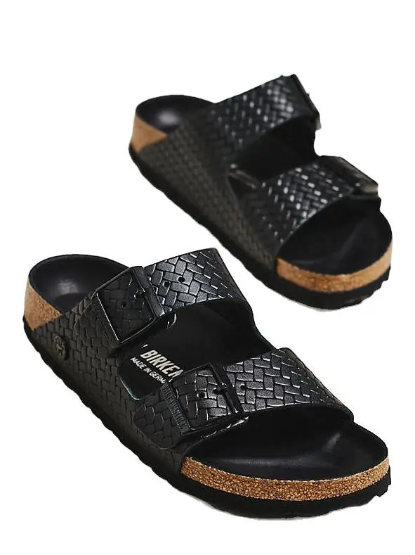 BIRKENSTOCK Arizona Woven Sandals - Black