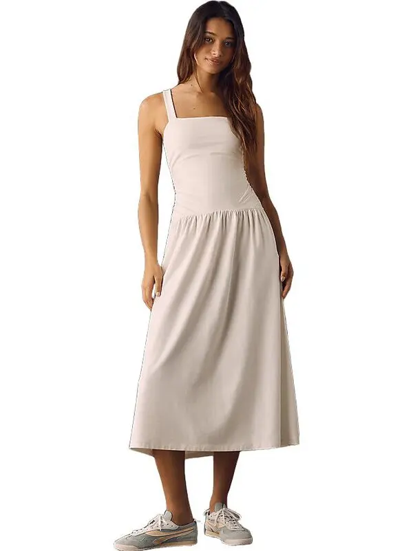 NATION LOS ANGELES Jennie Midi Dress - Ivory