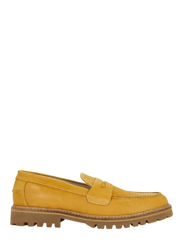 DUKE + DEXTER Wilde Nubuck Lug Loafer - Maple Nubuck
