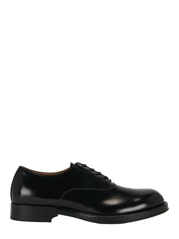 Dries Van Noten Leather Derby Shoes - Black