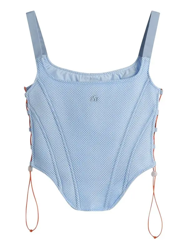 Adidas X Miaou Corset Top - Clear Blue