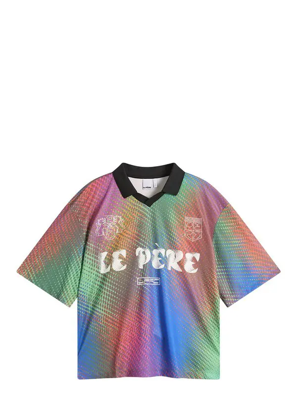 LE PERE Sport Jersey With Print - Rainbow Dot