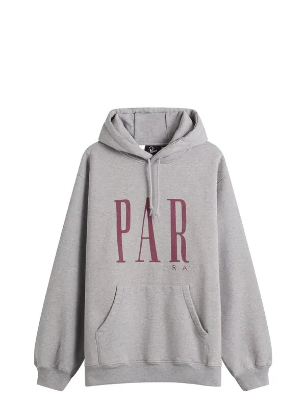 PARRA Gapped Logo Hoodie - Grey