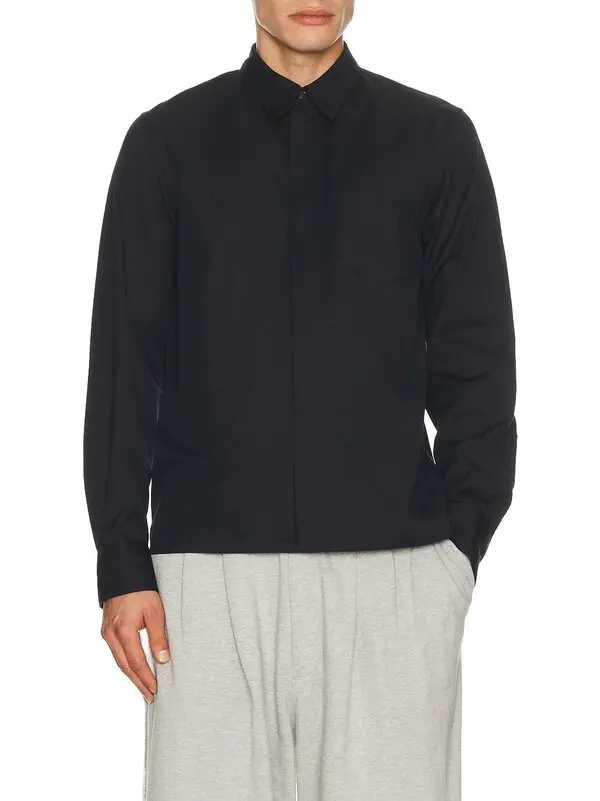 Dries Van Noten Shirt In Blue - Navy