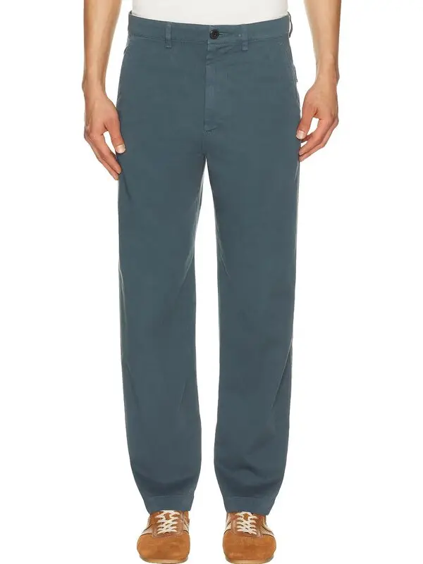 Dries Van Noten Penwick Pants In Slate - Petrol