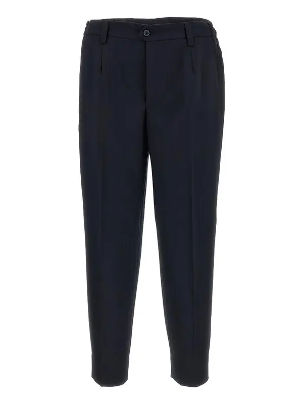 BRIGLIA 1949 Wool Fresco Trousers - Blue