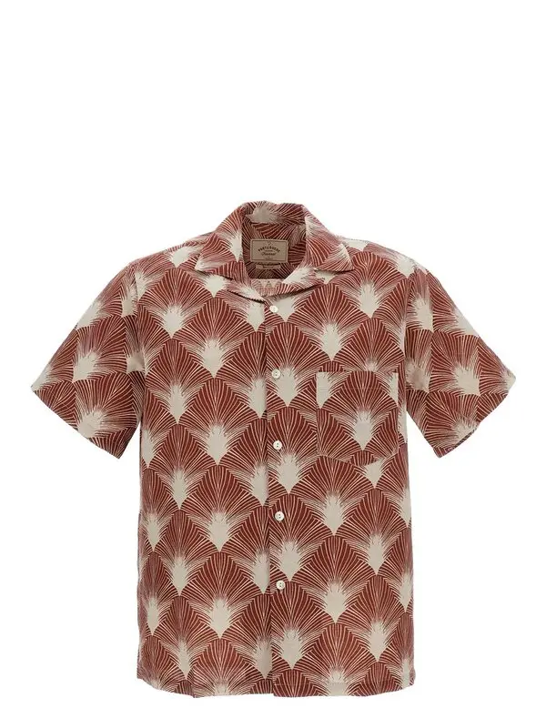 Portuguese Flannel Shirt Feathers Vacation - Multicolor