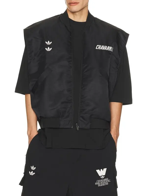 ADIDAS ORIGINALS X Willy Chavarria Padded Vest - Black