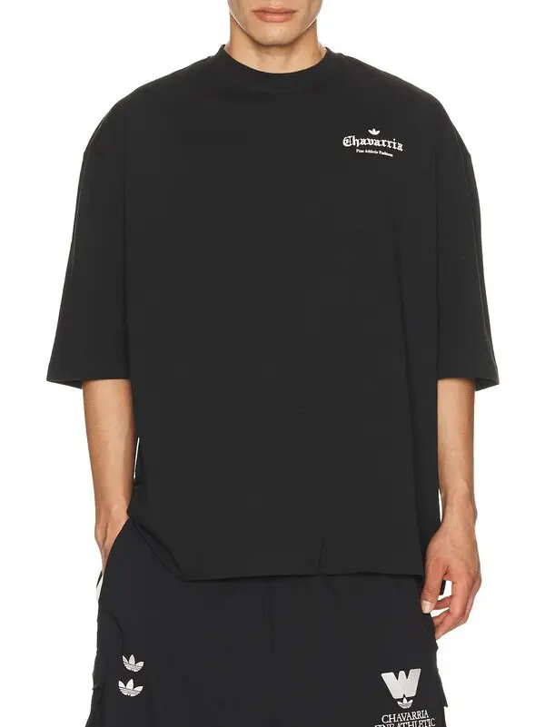 ADIDAS ORIGINALS X Willy Chavarria Logo Tee - Black