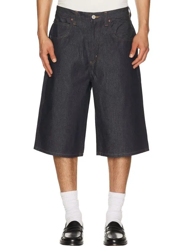 AGOLDE Fusion Skater Short - Black