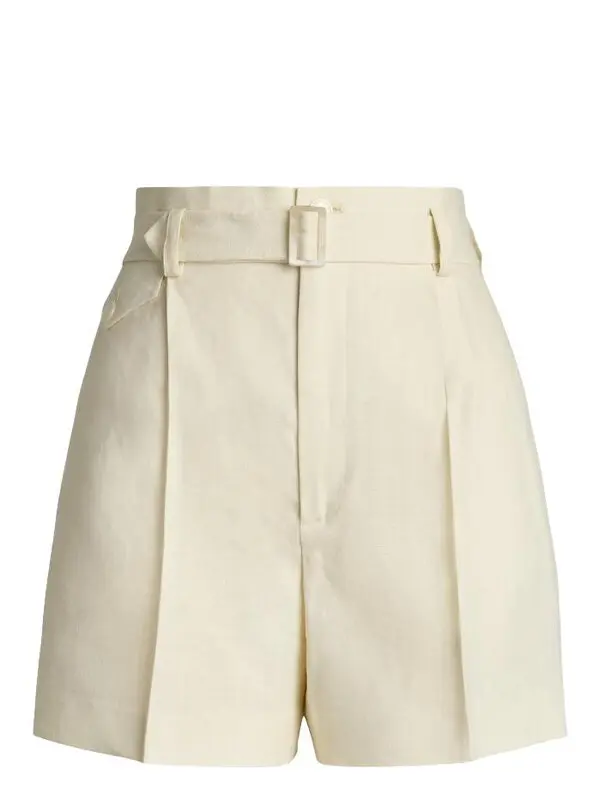 Ralph Lauren Denise Linen High Rise Short - Cream