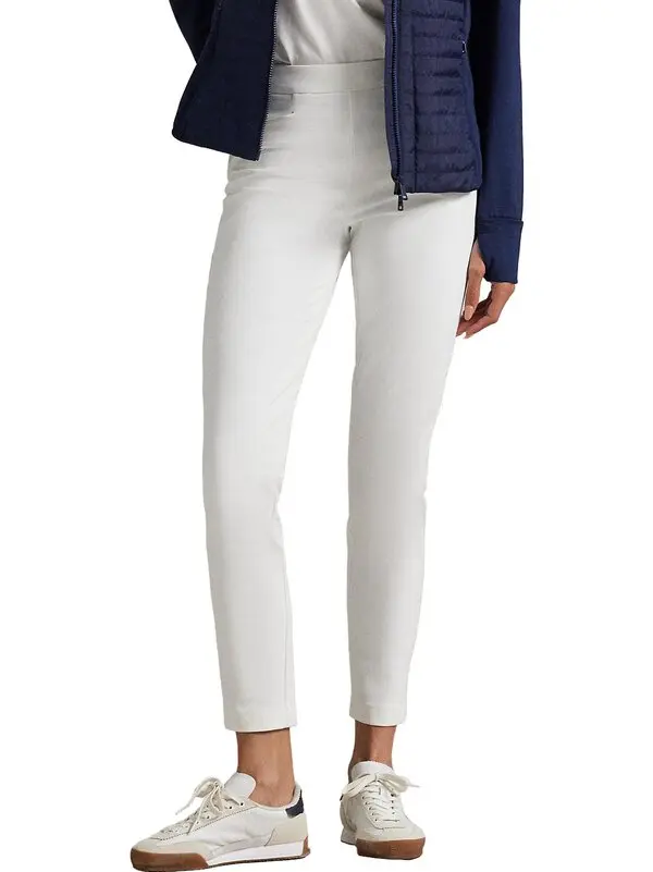 Ralph Lauren Stretch Dobby Slim Fit Pants - Ceramic White