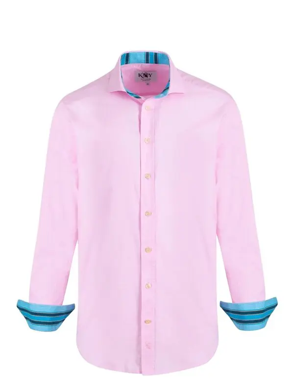 KOY CLOTHING Oxford Cotton Shirt - Pink