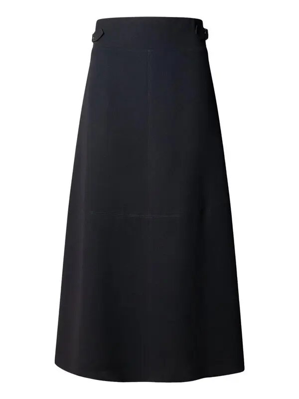 THE EXTREME COLLECTION Flared Midi Skirt - Black