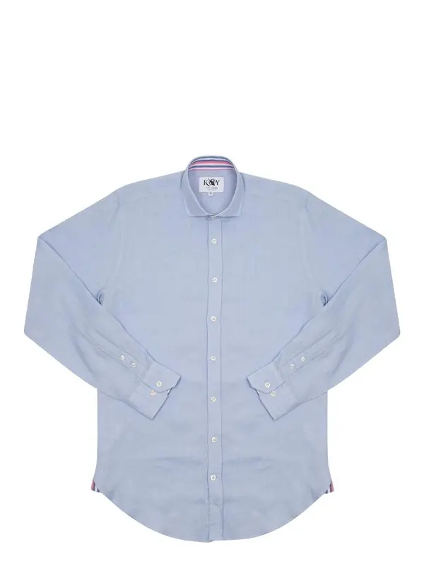 KOY CLOTHING Light Linen Shirt - Blue