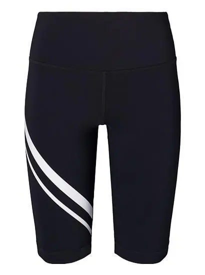 Tory Burch Chevron Bike Short - Black