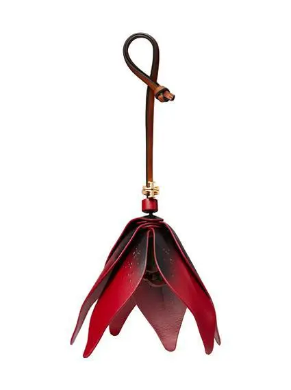 Tory Burch Flower Bag Charm - Red