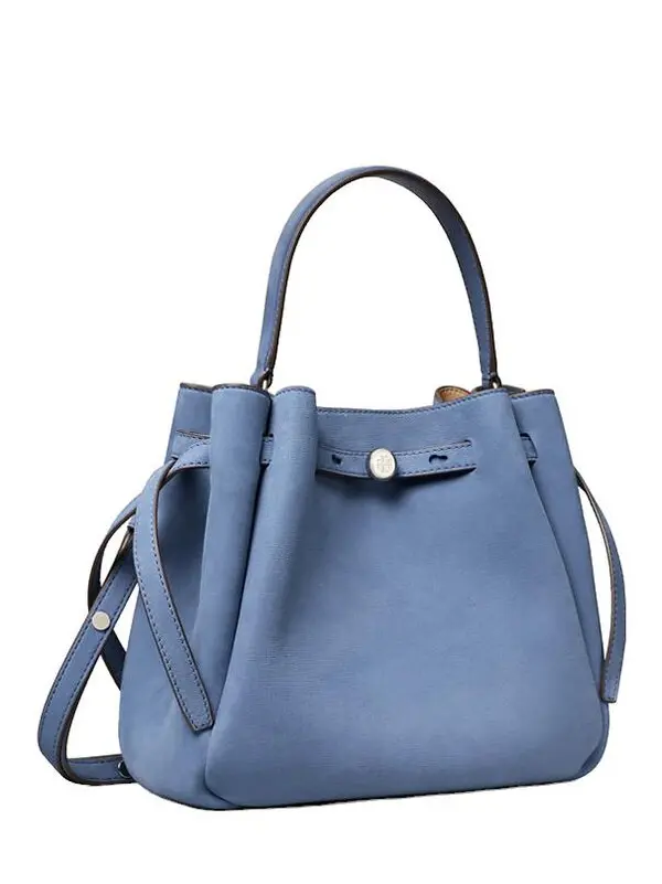 Tory Burch Romy Nubuck Bucket Bag - Soft Blue