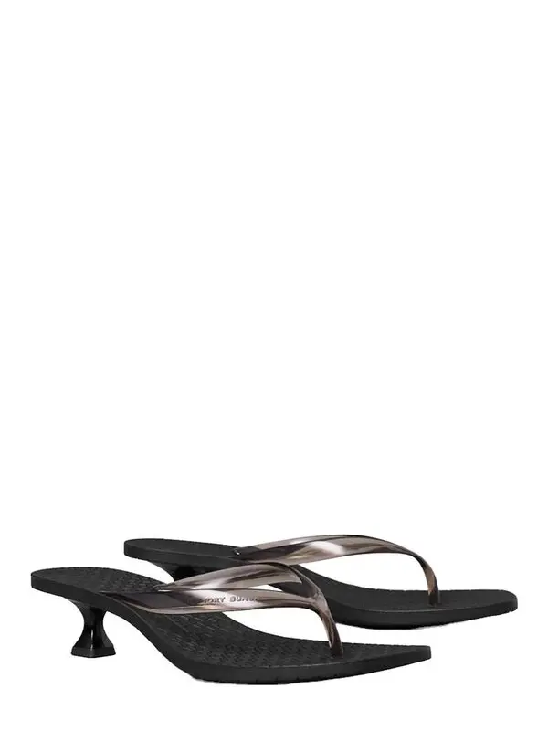 Tory Burch Jelly Heel Flip-flops - Black/black