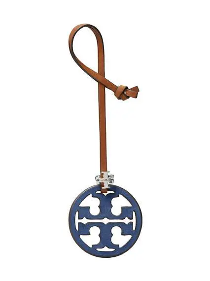 Tory Burch Miller Logo Bag Charm - Soft Blue