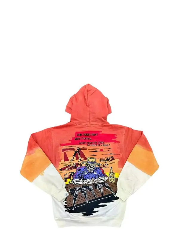 WARREN LOTAS Graphic Print Hoodie - Orange