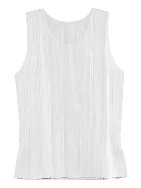 Issey Miyake Sleeveless Top - Silver